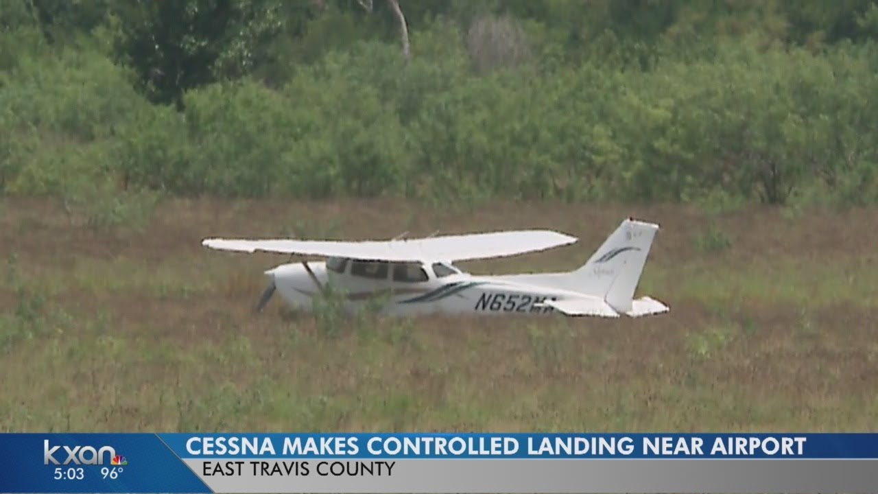 Pilot makes emergency landing in a field southeast of Austin airport ...