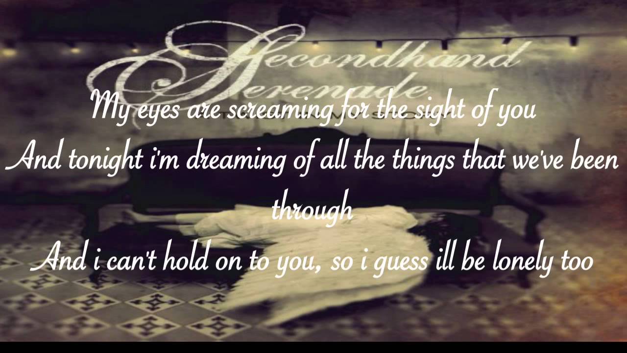 Suppose- Secondhand Serenade Lyrics - YouTube