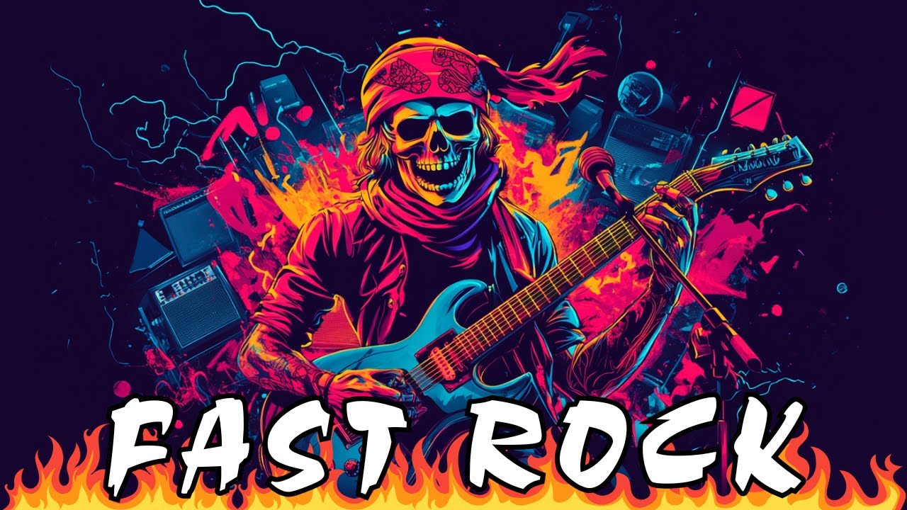 FAST ROCK MUSIC COMPILATION 🔥 The Most Intense and Explosive Rock ...
