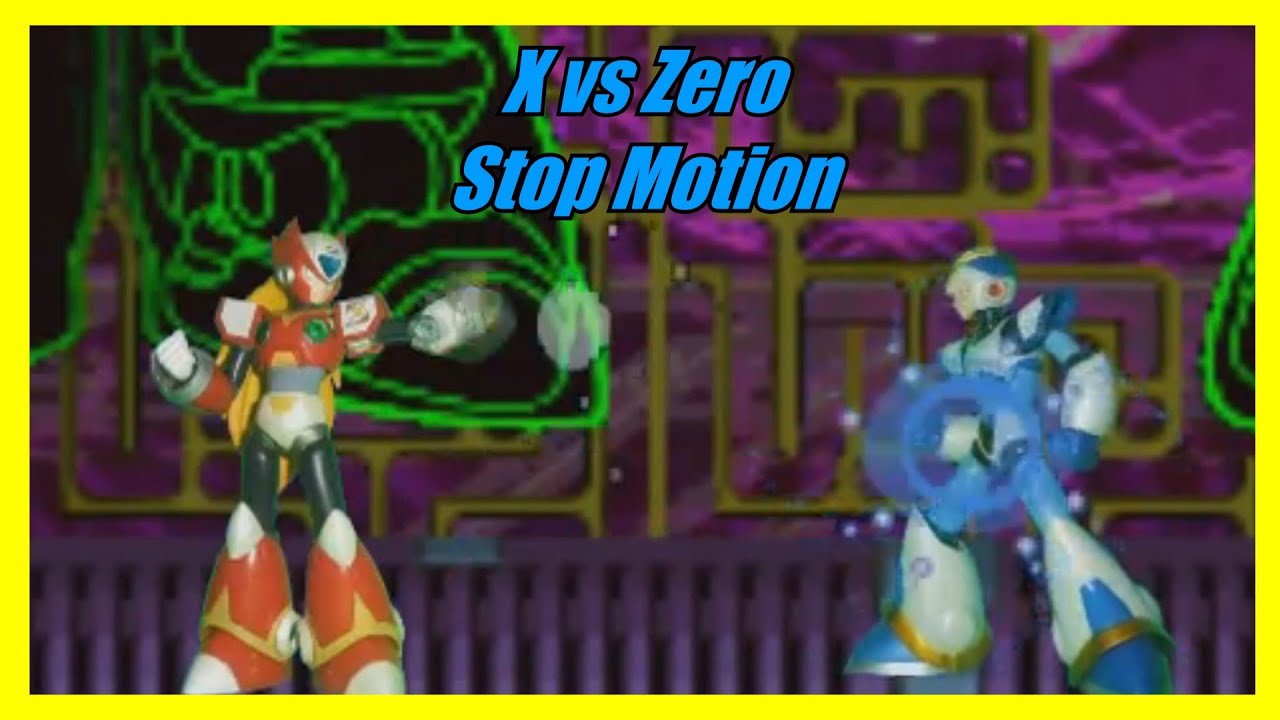 X Vs Zero STOP MOTION (Mega Man X D-Arts) "Clásicos de Maverick" - YouTube