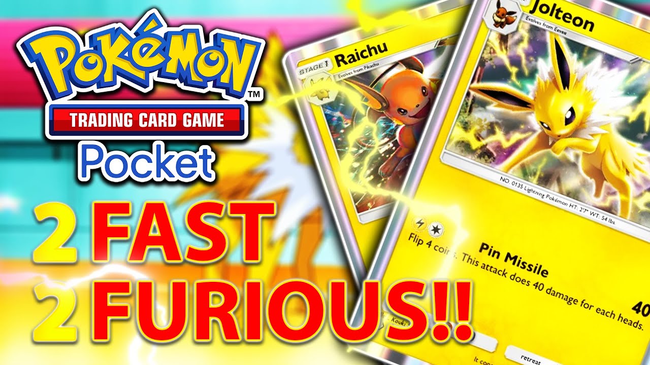 This JOLTEON Deck Is EXTREMELY AGGRESSIVE!! | Pokemon TCG Pocket - YouTube