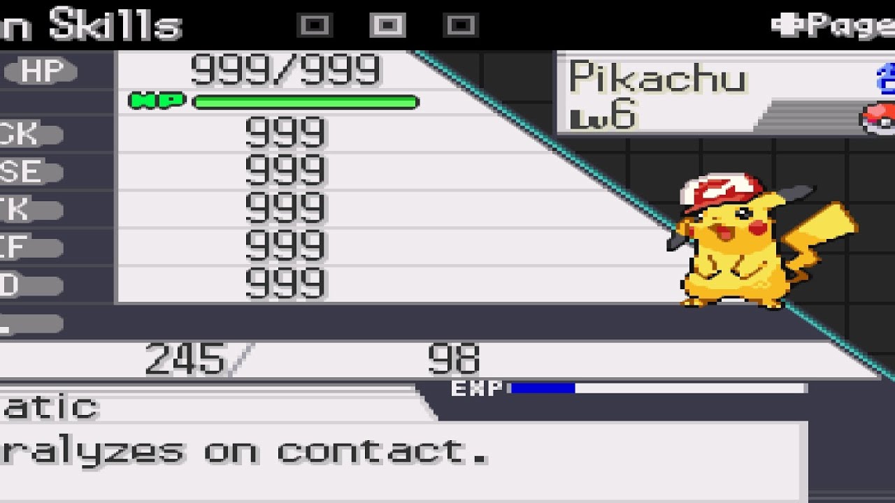 Pokemon Let’s Go Pikachu The Demake - GBA - Cheat Codes - YouTube