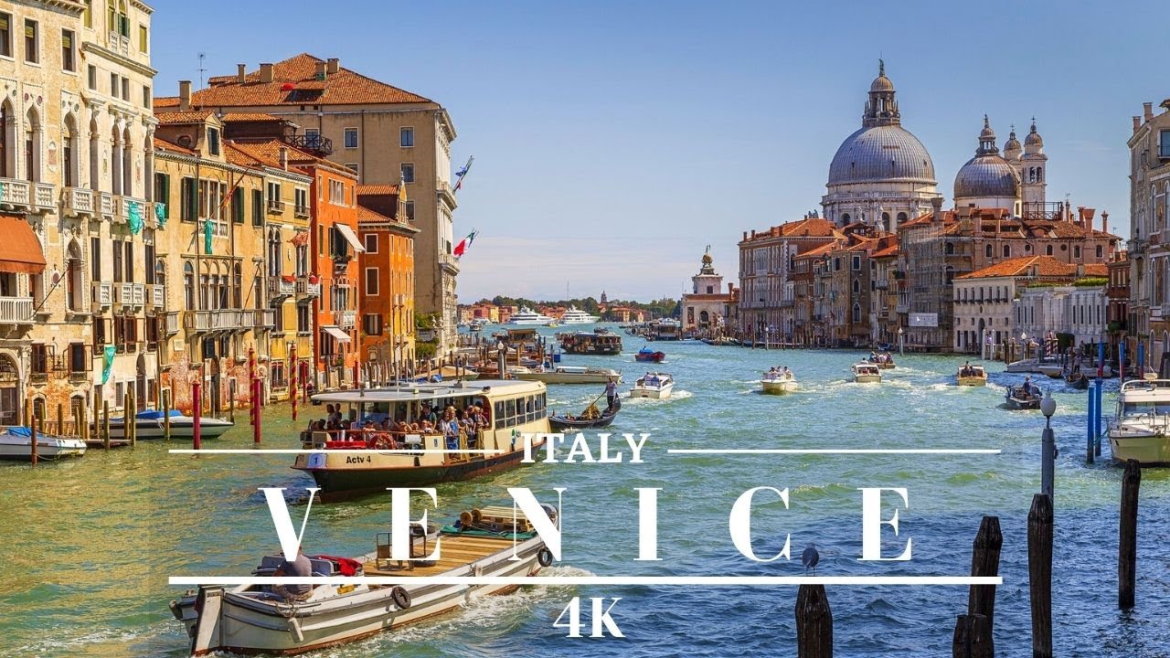 Venice Italy 4K 🇮🇹 Venice Walking Tour / Cinematic Drone Footage - YouTube