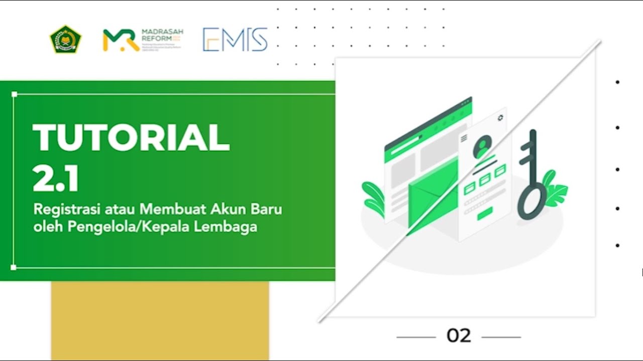 Tutorial EMIS 4.0 | Registrasi/Membuat Akun Baru oleh Pengelola/Kepala ...