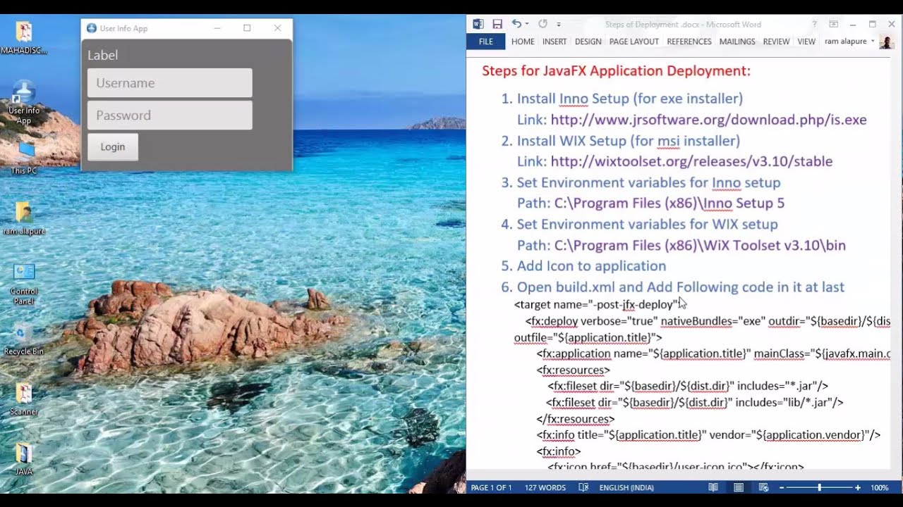 Javafx 8 Tutorial 53 Javafx Application Deployment Youtube