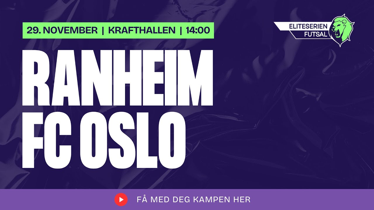 Eliteserien: Ranheim - FC Oslo - YouTube