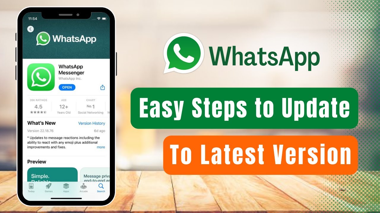 How to Update WhatsApp to the Latest Version ! - YouTube