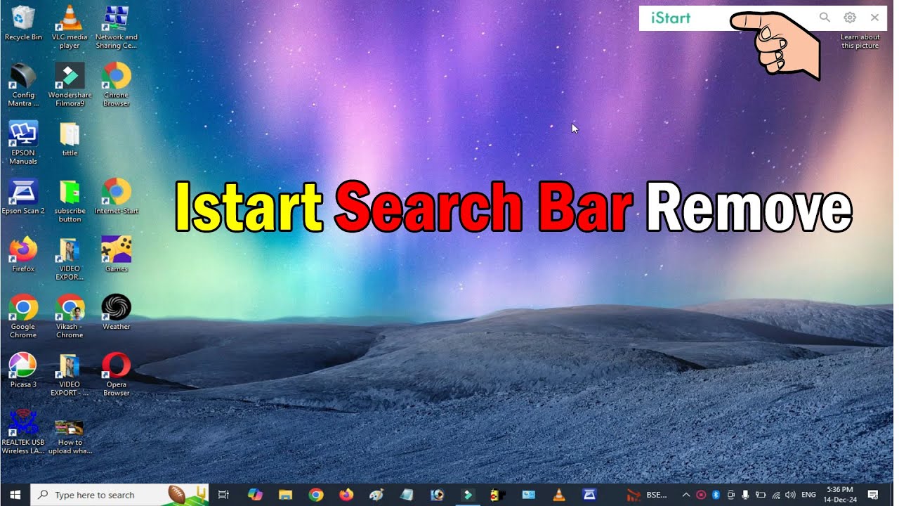 I Start Ko Kaise Hataye || Istart Search Bar Remove Windows 7/10/11 - YouTube