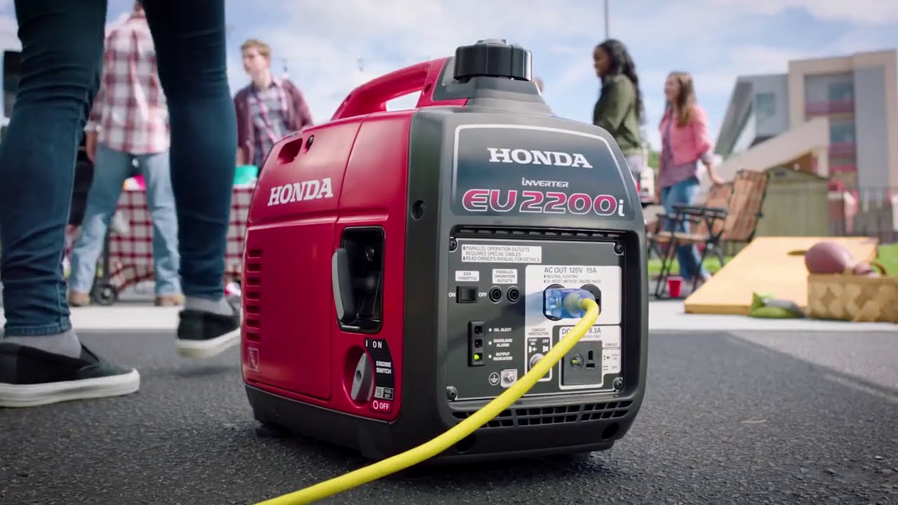The All New Honda EU2200i The Perfect Generator for Tailgating - YouTube