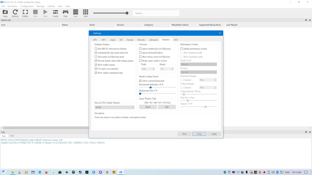My RPCS3 PS3 emulator settings / 4K 16:9 RTX 2080ti - YouTube