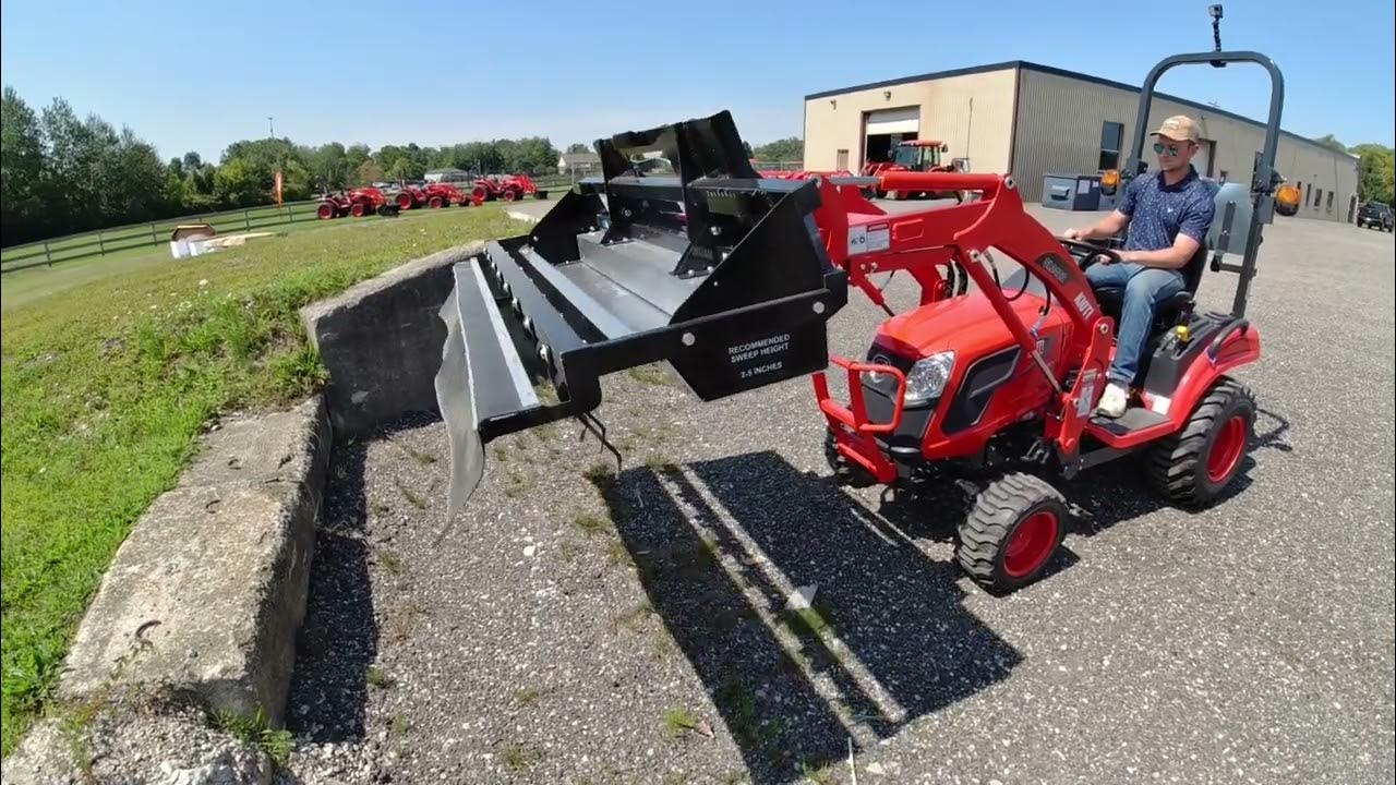 Lynx Front Mounted Magnet Attachment for Sub Compact Tractors - YouTube
