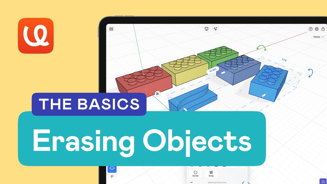 uMake Help - The Basics - Erasing Objects - YouTube