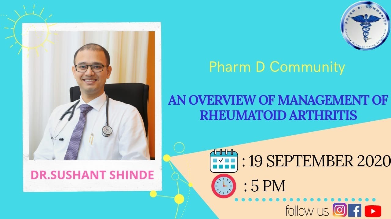 PHARM D COMMUNITY'S WEBINAR - Overview of Management of Rheumatoid ...