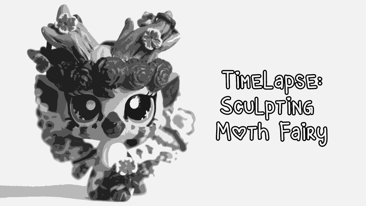 Timelapse: Sculpting the Moth Fairy LPS custom - YouTube