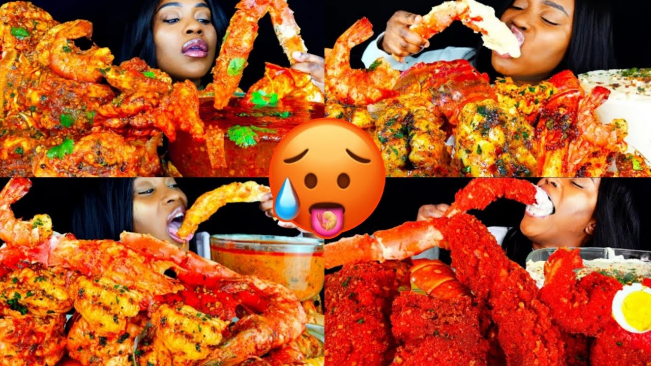 MUKBANG SEAFOOD BOIL BY EAT SPICY WITH TEE | MUKBANG COMPILATION EATING ...
