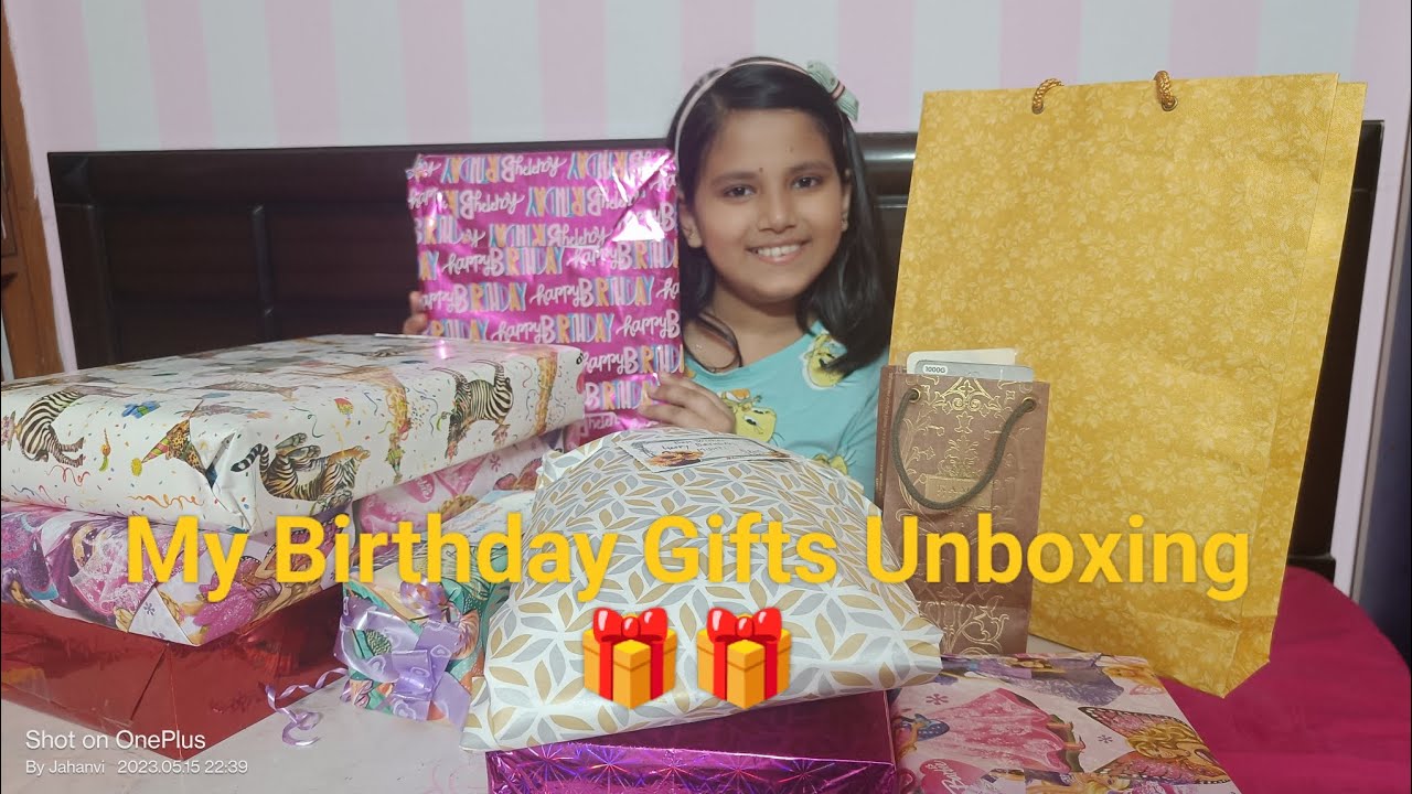 My Birthday Gifts Unboxing 🎁🎁 - YouTube
