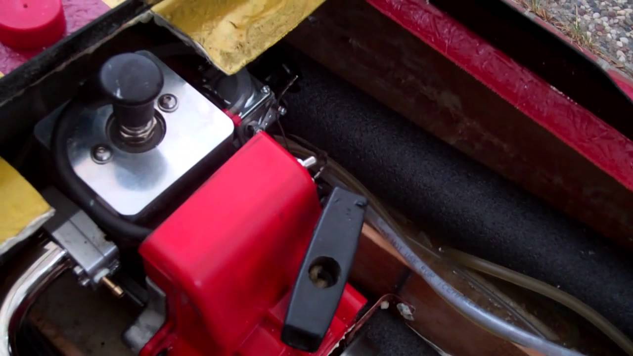 Homemade RC Boat With Homelite Textron 25cc Engine - YouTube