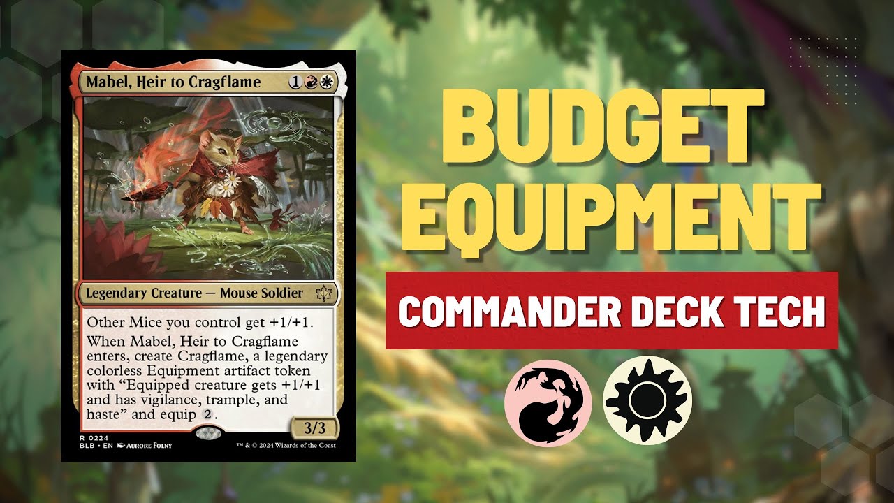 Mabel, Heir to Cragflame - Budget Equipment Commander Deck Guide | MTG ...