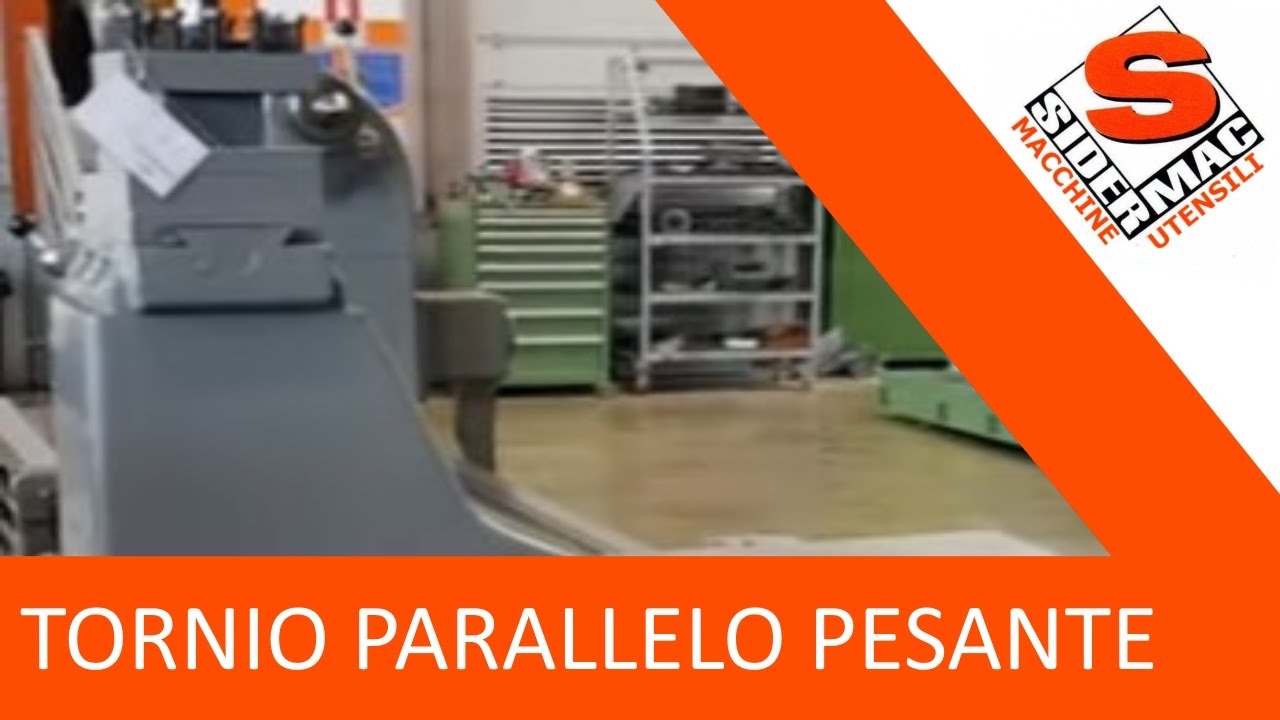 Tornio parallelo pesante usato MORANDO PN 1800X6000 mm - YouTube