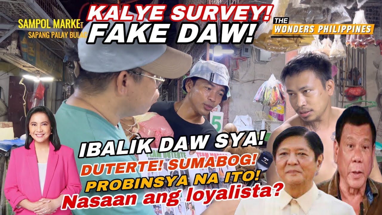 DAPAT MONG MAPANOOD ITO!! KALYE SURVEY WALA NG PRENO PRENO! DUTERTE ...
