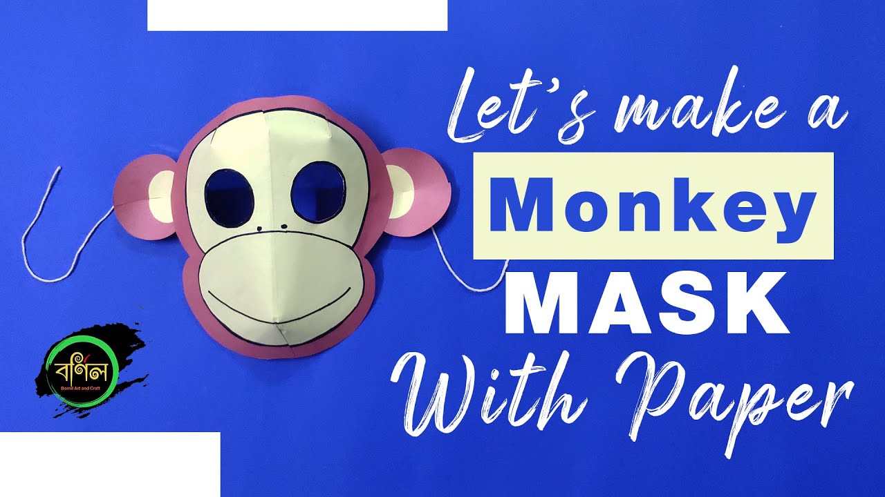 Monkey Face Craft || Monkey Mask - YouTube