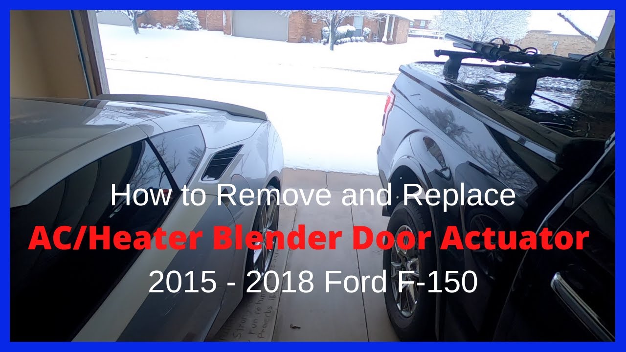 How to Install a AC/Heater Blend Door Actuator on 2015 to 2018 Ford F ...