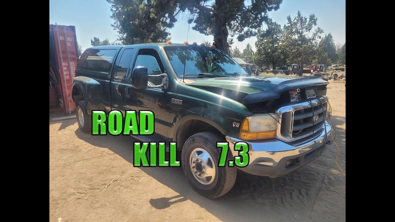 PROJECT ROAD KILL 1999 7.3 F350 DUALLY - YouTube