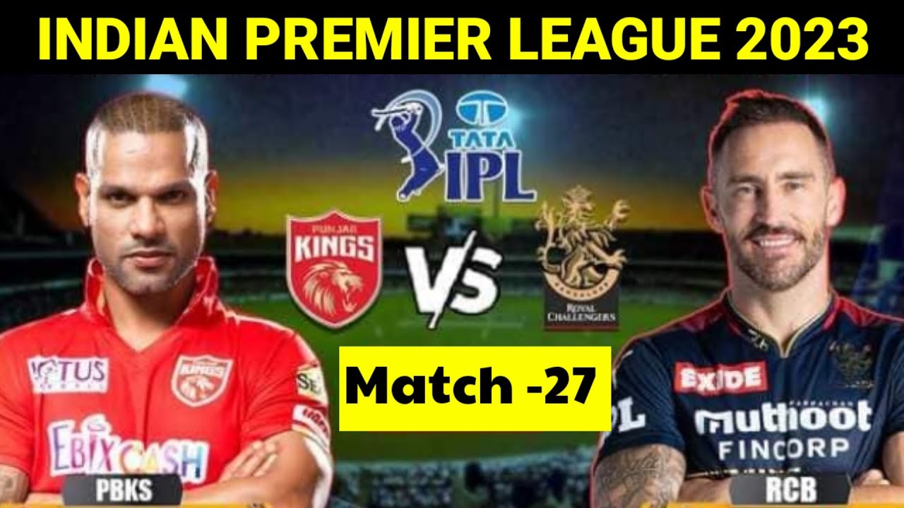 RCB vs PBKS IPL 2023 Match 27 Highlights | Bangalore vs Punjab knight ...