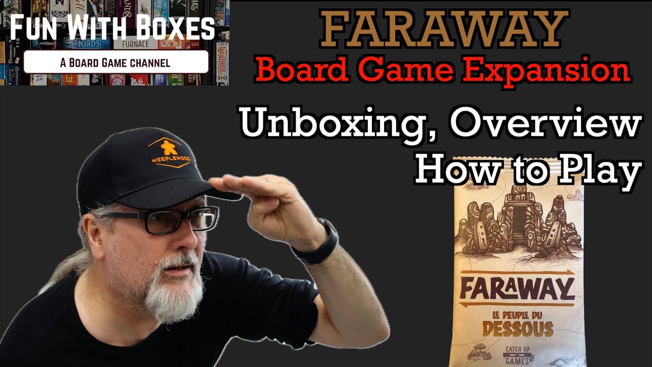 FARAWAY Board Game Expansion | People From Below | Overview, Unboxing ...