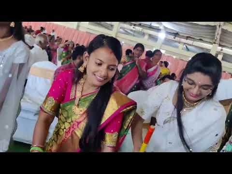 dance parfomence at marriage event||దండియా ఎలా ఆడుతున్నామో చూడండి||