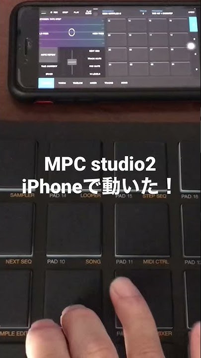 MPC Studio 2 + iPhone - YouTube