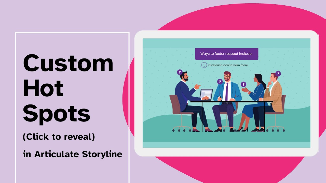 Create Custom Hot Spots in Articulate Storyline (Click to reveal) - YouTube