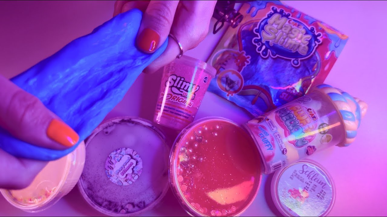 SUPER SLIMY BACKGROUND ASMR + NEW SLIME ACTIVATION (kinda slime fight ...