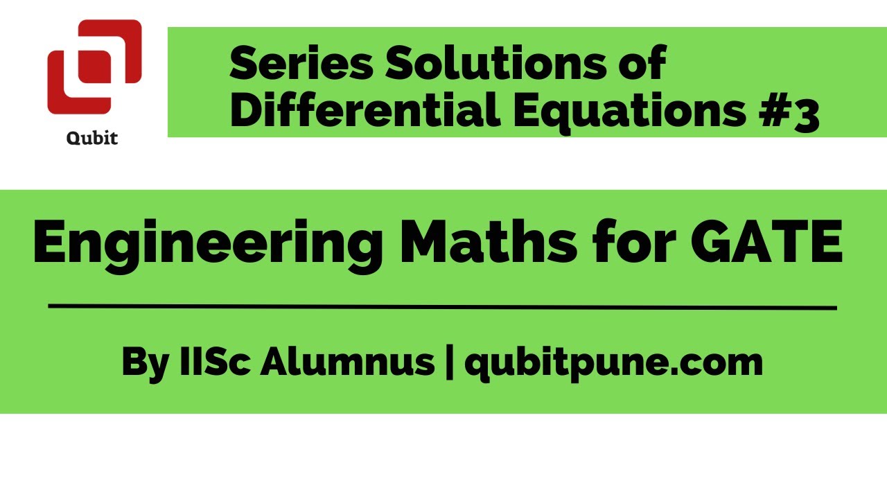 L3 Singular Points in Power Series Solutions of ODE | Engineering ...