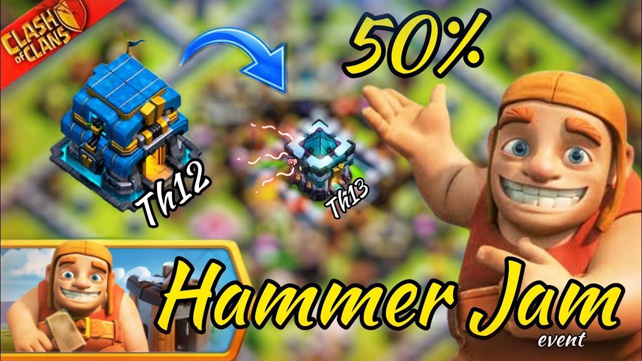 A Perfect use of "Hammer Jam" Event - Clash of Clans! - YouTube
