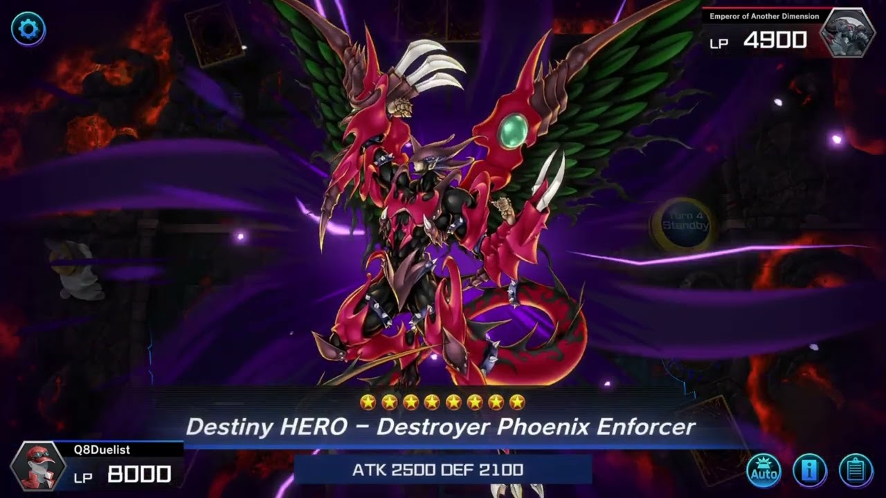 Destiny HERO - Destroyer Phoenix Enforcer - Yu-Gi-Oh! Master Duel - YouTube