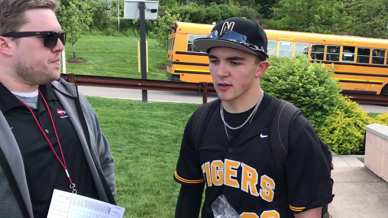 Jack Lehew of North Allegheny the Aul Bat Player of the Game - YouTube