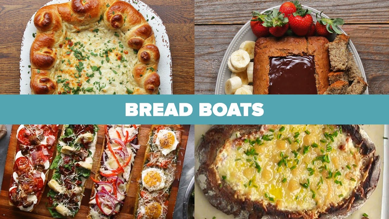 How To Make Bread Boats - YouTube