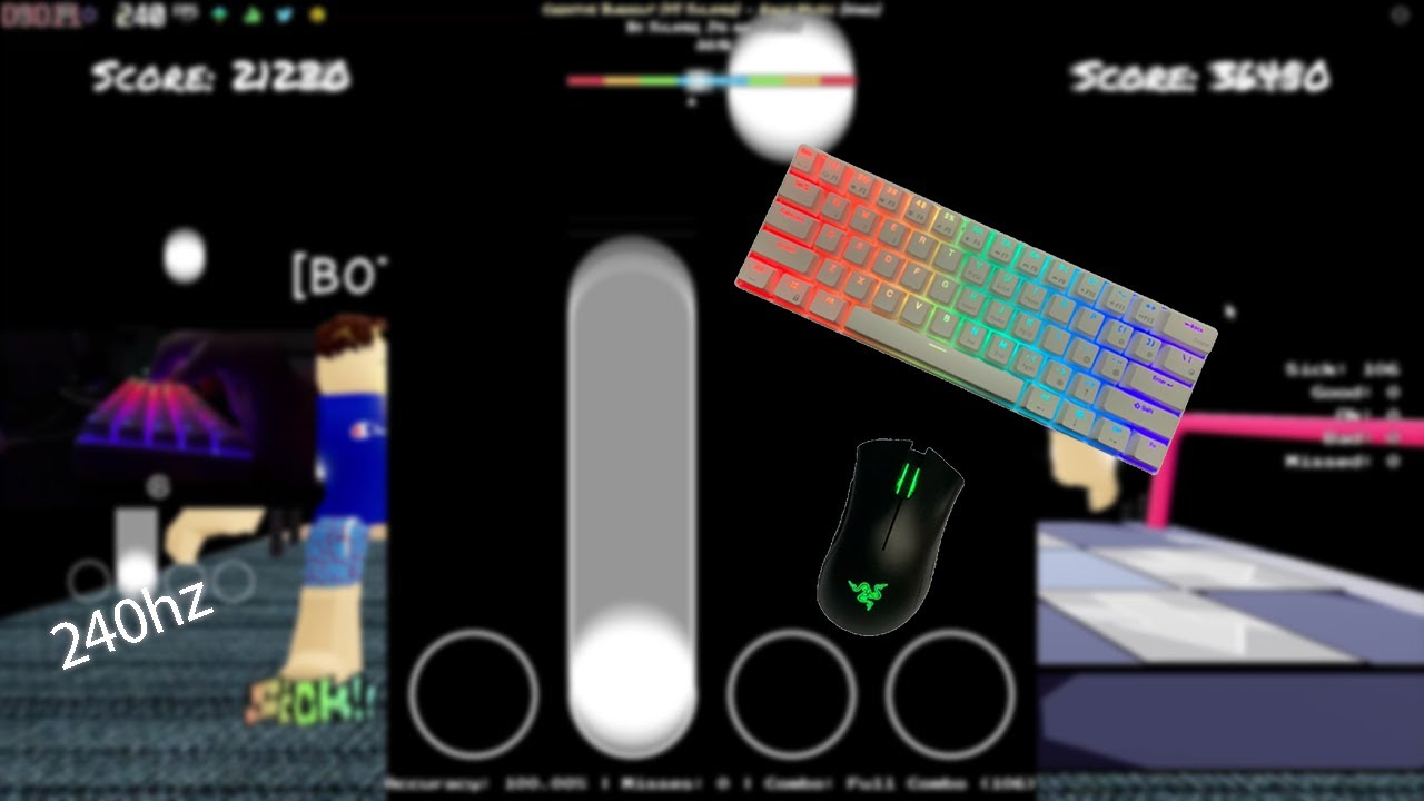 RK61 Keyboard ASMR Roblox Funky Friday Creative Burnout 5 Songs ...