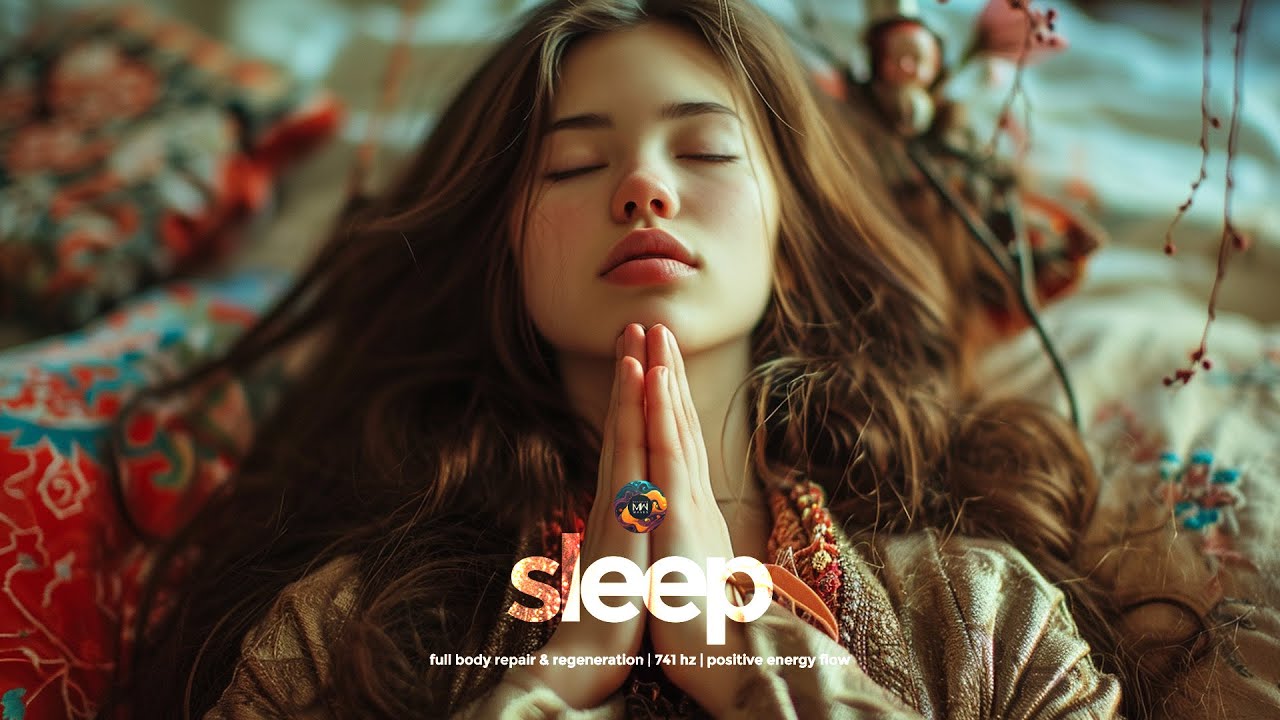 Deep Sleep Healing Music Full Body Repair And Regeneration 741 Hz