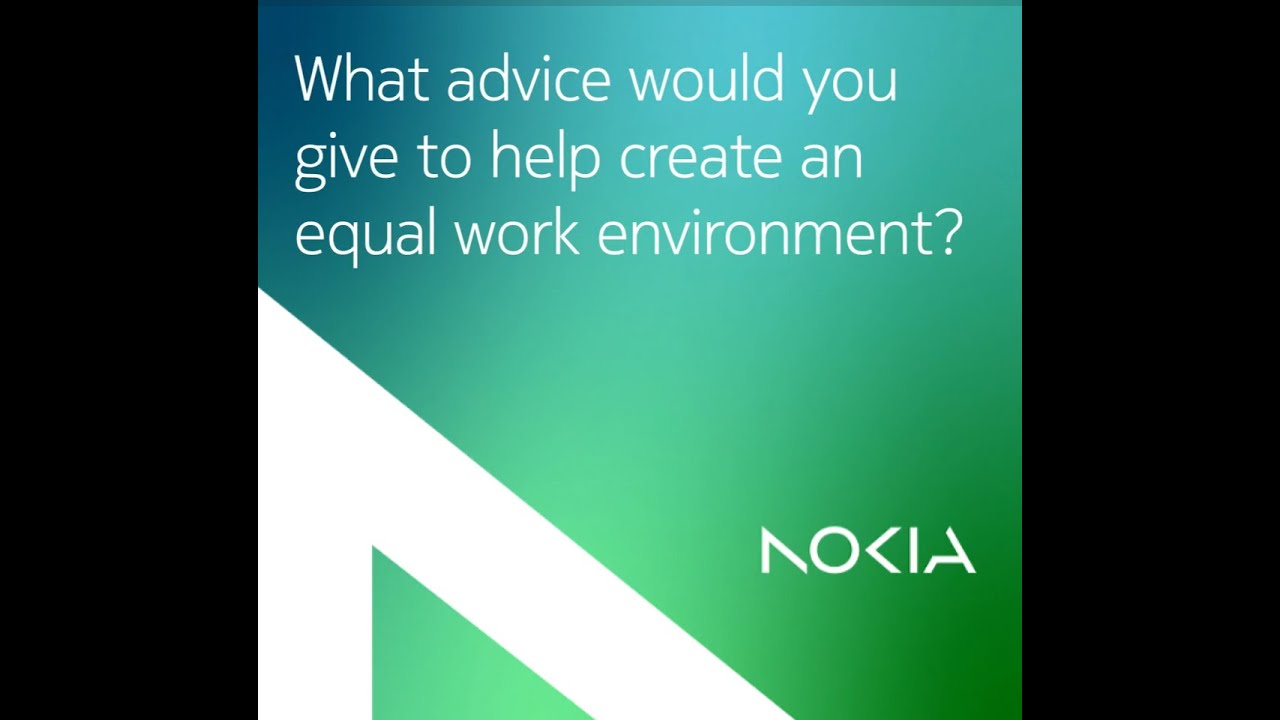 What advice would you give to help create an equal work environment ...