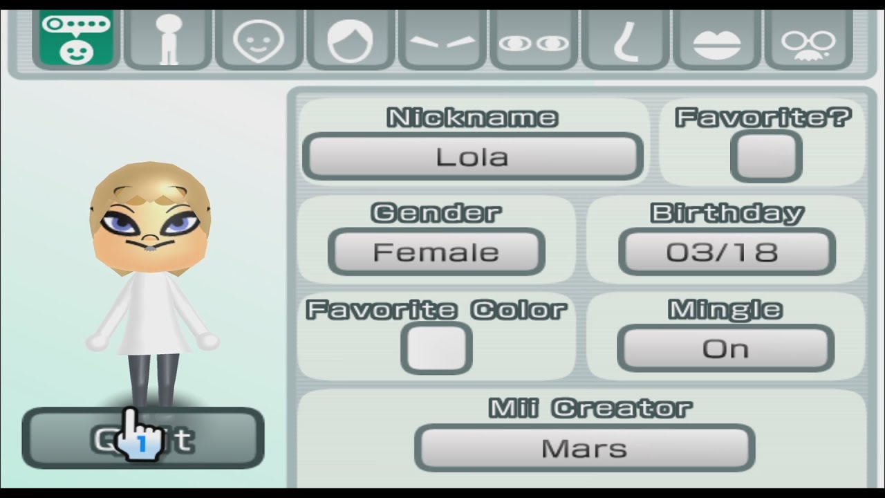 Lola Bunny - Looney Tunes - Mii 1529 - YouTube