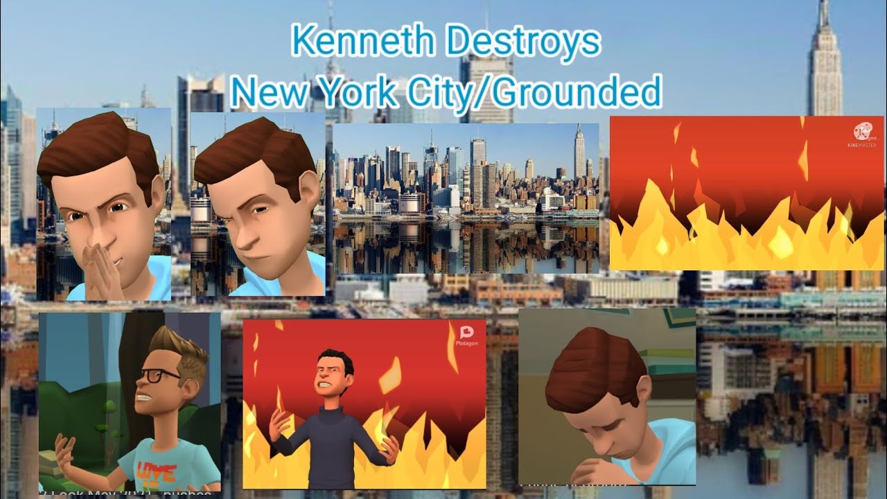 Kenneth Destroys New York City/Grounded - YouTube