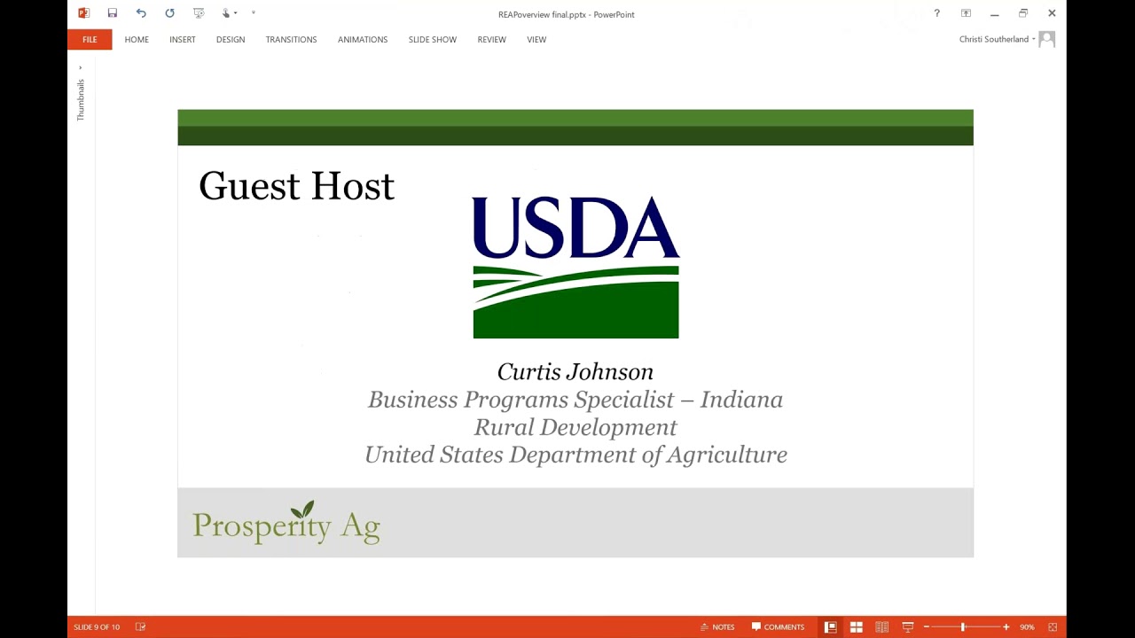 USDA REAP Overview - YouTube