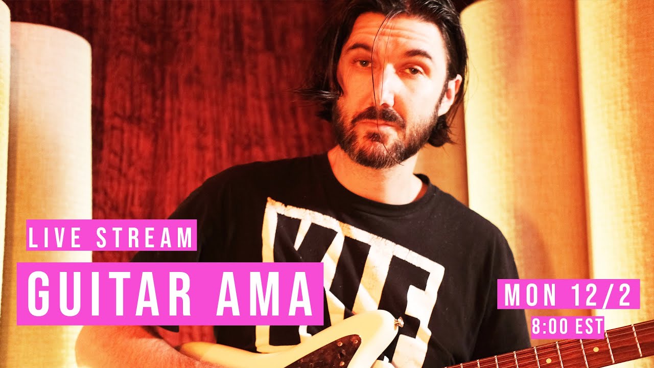 Guitar AMA live stream - YouTube