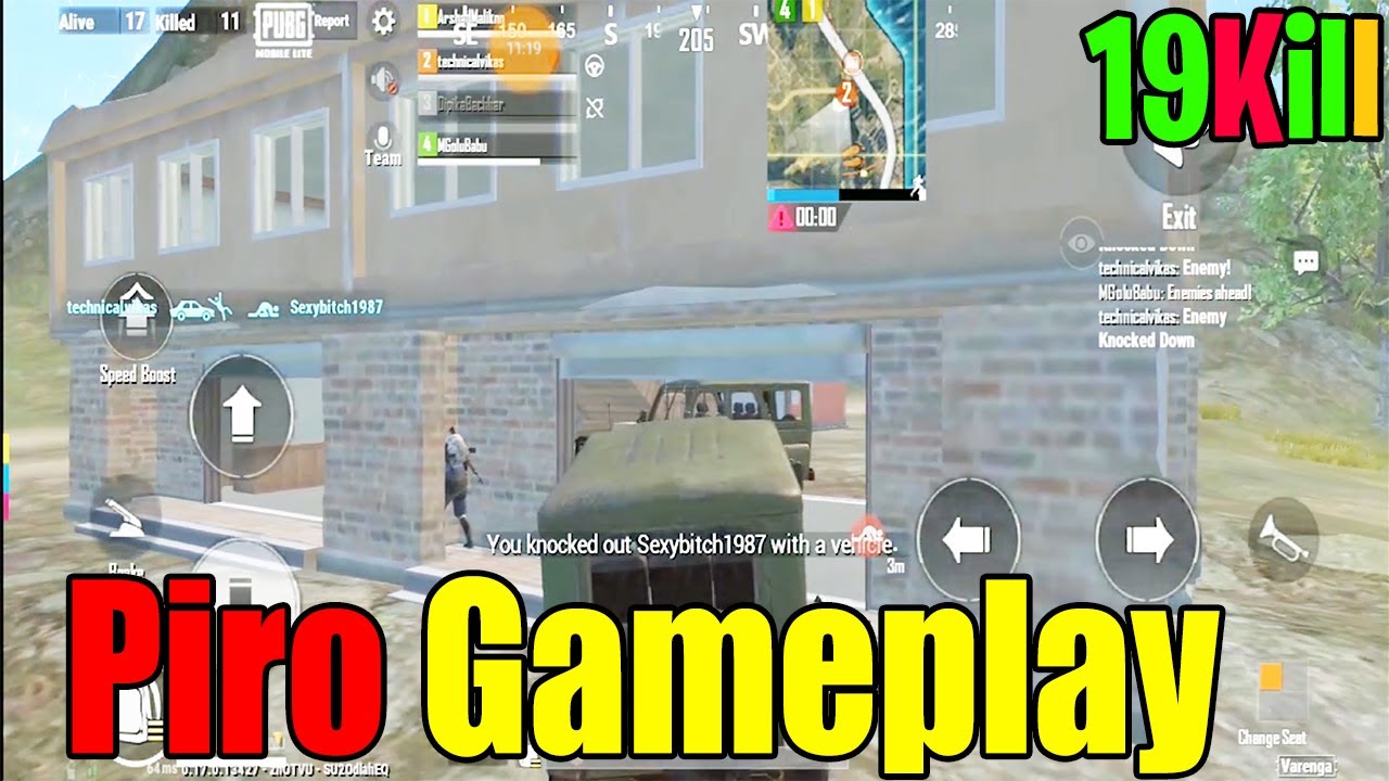 PUBG Lite Gameplay - pubg mobile lite 19 kills gameplay ! PiroNS - YouTube