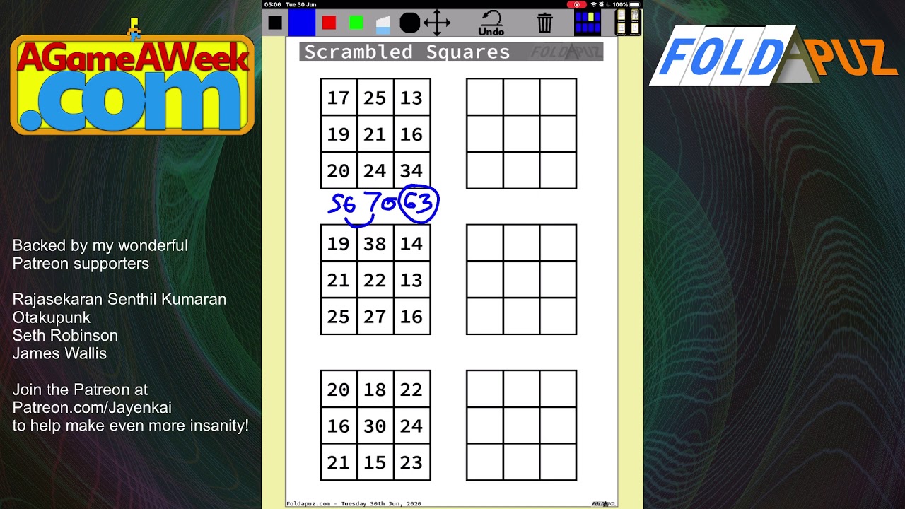 Foldapuz - Scrambled Squares - YouTube