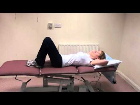 Lumbar Spine Range of Movement 1: Rotation in lying - YouTube