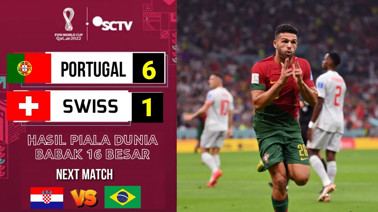 Portugal vs Swiss ~ Hasil Piala Dunia Tadi Malam~Hasil 16 Besar Piala ...