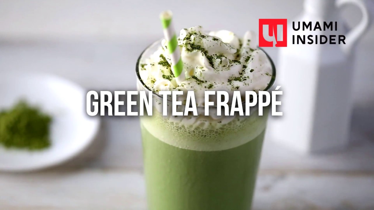 Green Tea Frappé - YouTube
